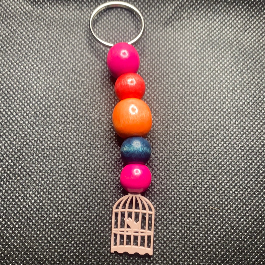 Bird Cage Keychain – Osuna’s Jewelry